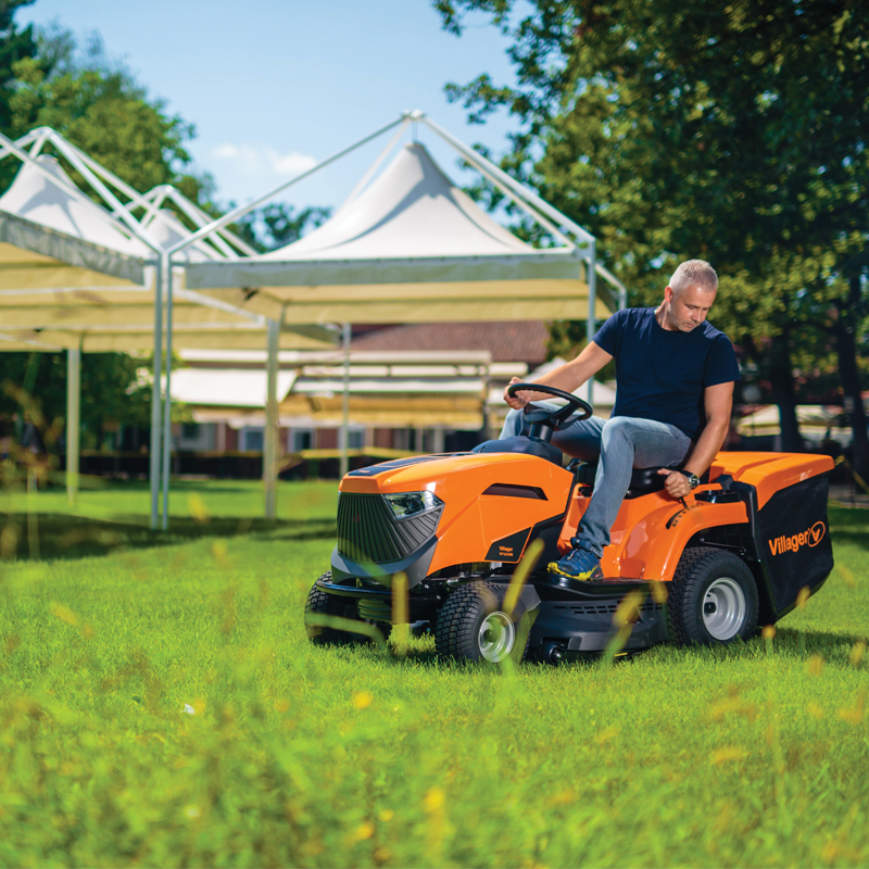 Tractorase de tuns iarba cu motor pe benzina | Villager Store Romania